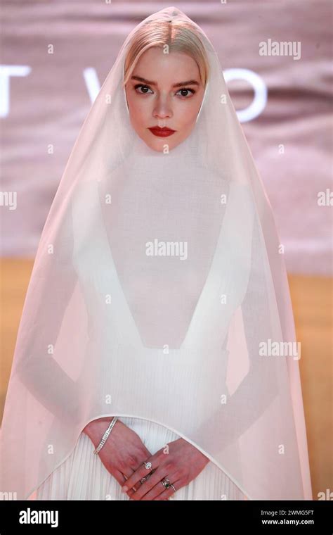 Anya Taylor Joy Attends The World Premiere Of Dune Part Two In