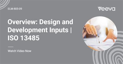 Overview Design And Development Inputs Iso 13485 Learngxp