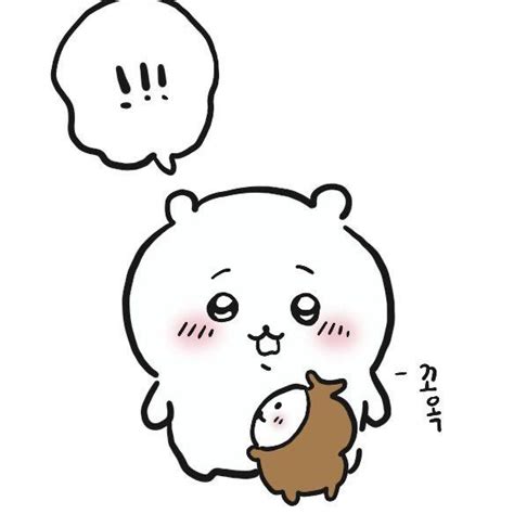 Chiikawa에 있는 Asobibee님의 핀 귀여운 밈 나가노 귀여운 사랑 밈