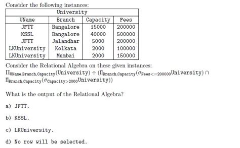 Nptel Database Management System Week 3 Quiz Assignment 2024