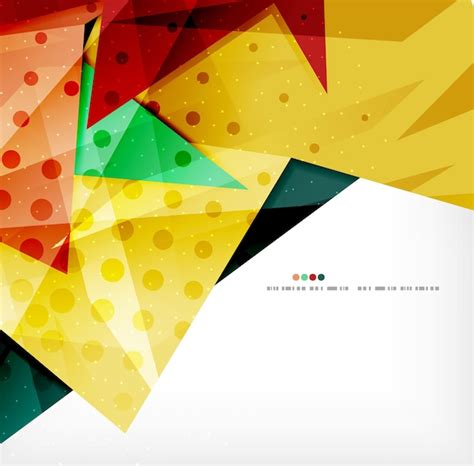 Premium Vector Modern 3d Glossy Overlapping Triangles