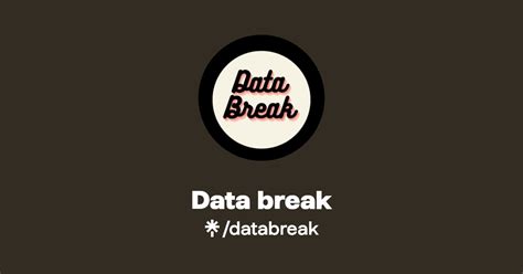 Data Break Listen On Youtube Spotify Linktree