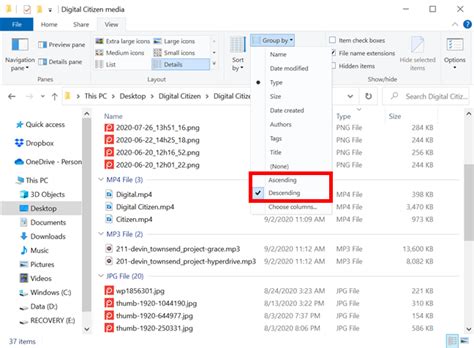 วิธีจัดเรียง จัดกลุ่ม และกรองไฟล์และโฟลเดอร์ใน Windows 10 File Explorer