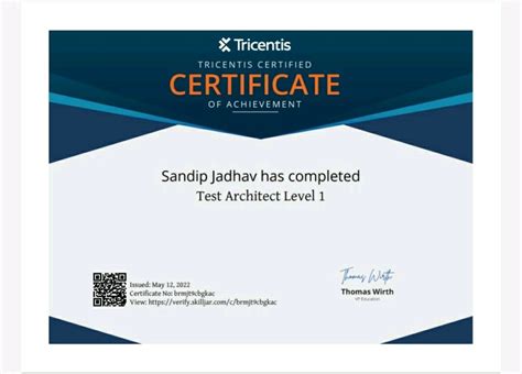 Sandip Jadhav On Linkedin Finally A Much Awaited One 🙂 Testarchitect Tosca