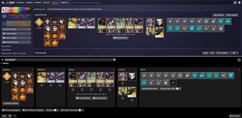 Destiny DIM How To Use Item Manager To Create Custom Loadouts GINX TV