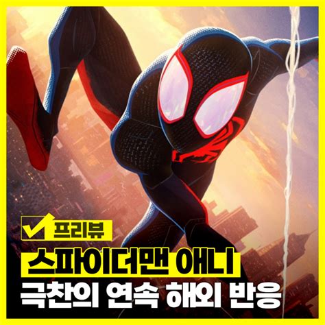 스파이더맨 어크로스 더 유니버스 정보 출연진 평점 멀티버스 애니메이션 영화 네이버 블로그