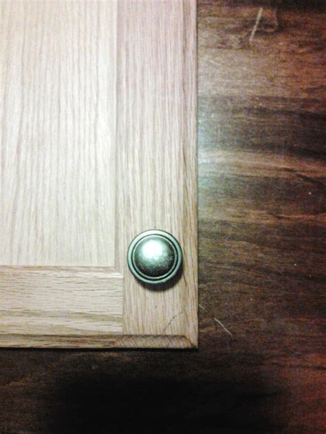 Cabinet Door Knob Placement