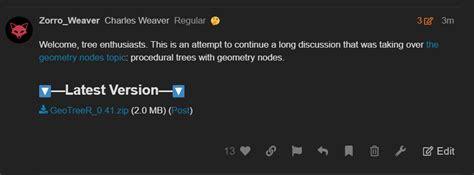 Geotree Procedural Trees In Geometry Nodes Page 44 Blender And Cg