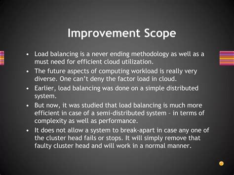 Load Balancing In Cloud In A Semi Distributed System Ppt