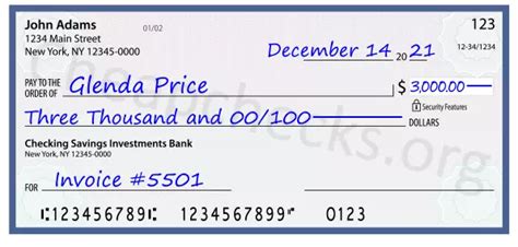 How To Write A Check For 3000 Dollars Cheap Checks