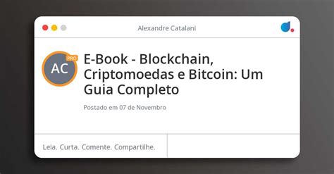 E Book Blockchain Criptomoedas E Bitcoin Um Guia Completo