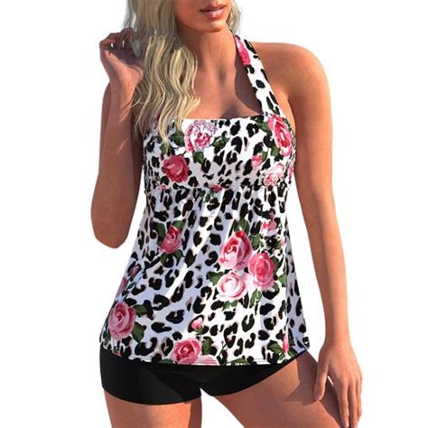 Купить 2 шт./компл. простой купальник с принтом, двухсекционный ...