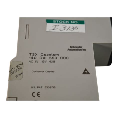 Schneider Electric Programmable Logic Controller Module 140dai55300c