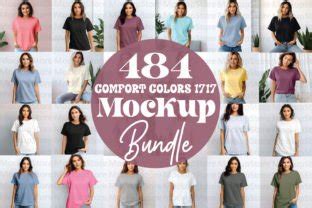 384 Comfort Colors 1717 Mock Ups Bundle Graphic By Mockupstore