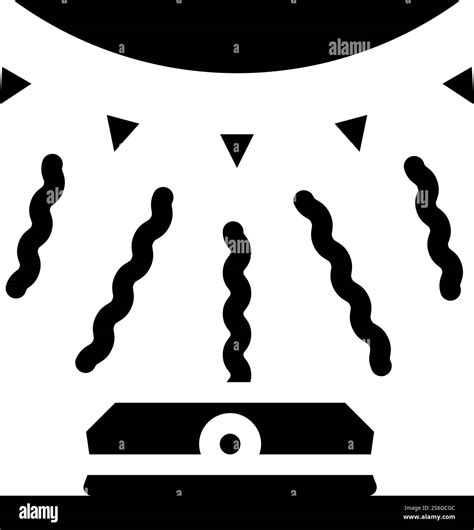 Light Sensor Glyph Icon Vector Light Sensor Sign Isolated Contour