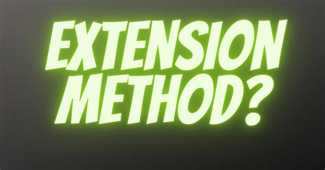 Extension Method C