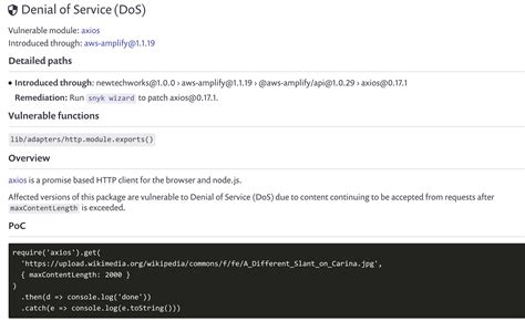Axios 0171 0180 Is Showing A Minor Security Issue · Issue 2177