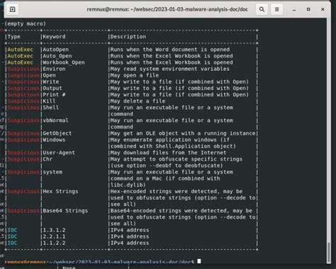 Static Malware Analysis Office Documents