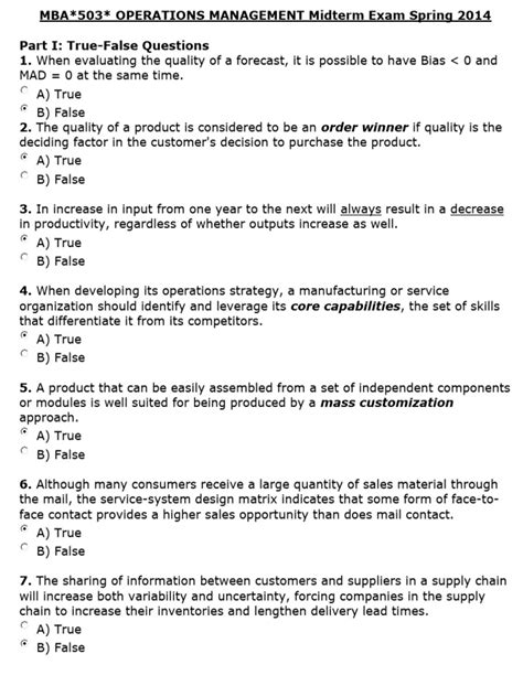 Ob Midterm Solution Pdf