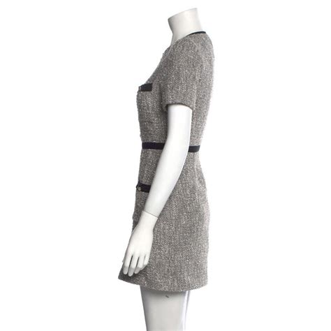 Tweed Black And Silver Maje Dress 🌪️ Size Xs In Great Depop