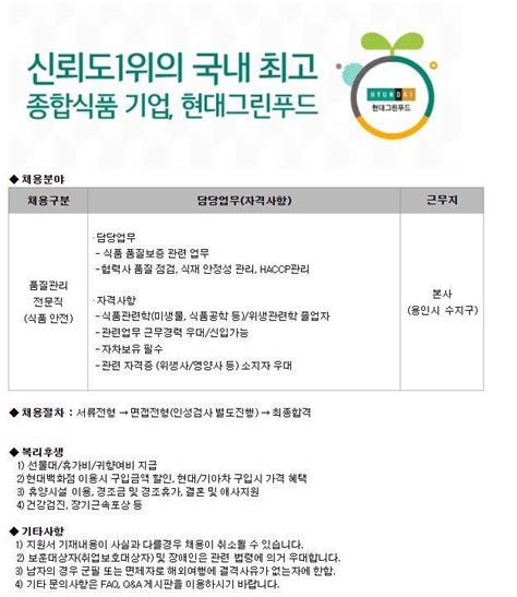 초봉 3800만원 식품안전품질관리 담당 채용 공모전 대외활동 링커리어