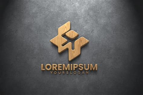 미니멀리즘 기업 로고 디자인 프리미엄 벡터