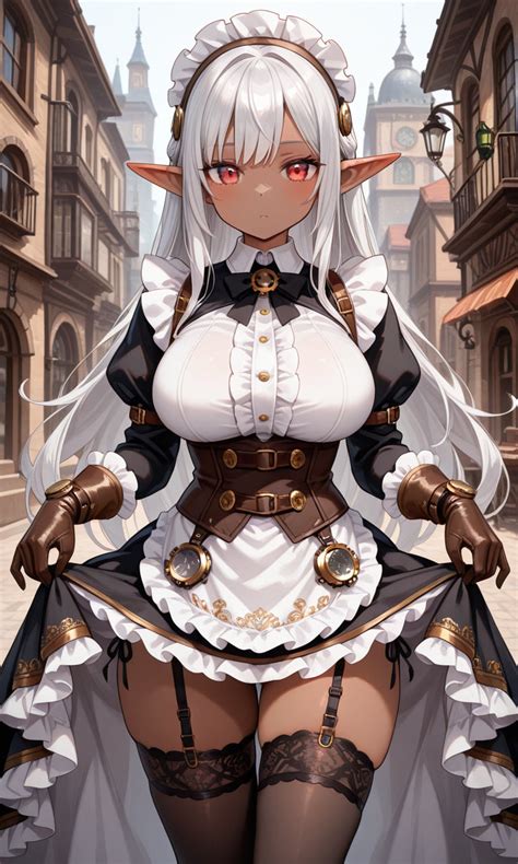 Anime Girl Free Dark Elf Maid Free Animota