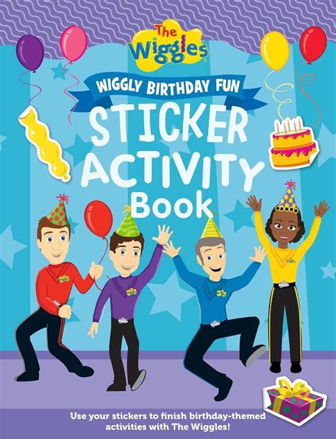 The Wiggles Wiggly Birthday Fun Sticker Activity Book The Wiggles Au Books