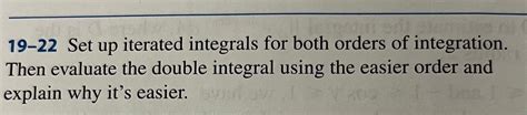 solved multivariable calculus set up iterated integrals for