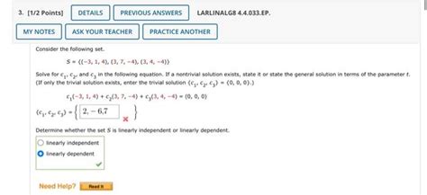 Solved Consider The Following Set Chegg
