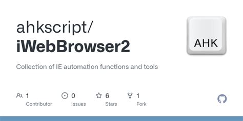 Github Ahkscript Iwebbrowser Collection Of Ie Automation Functions And Tools