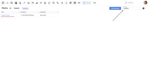 Custom Forms