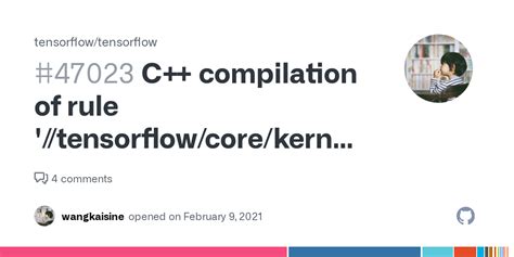 C Compilation Of Rule Tensorflow Core Kernels Image Extract Image Patches Op Failed
