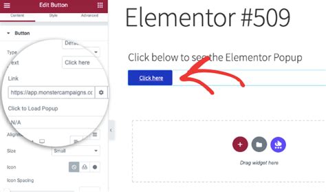 How To Make A Popup Open On A Button Click With Elementor