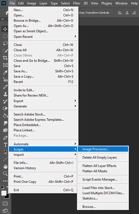 how to batch resize in photoshop with pictures