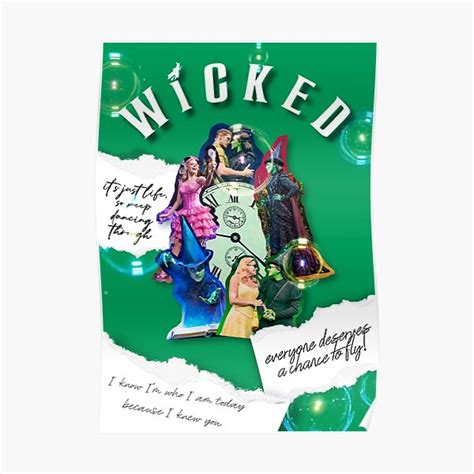 Wicked Poster Design Poster For Sale By Sheusedtobemine Redbubble