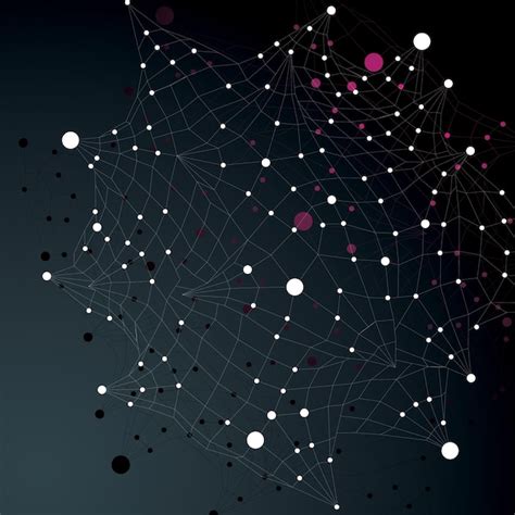 Premium Vector 3d Vector Abstract Technology Mesh Shape On Dark