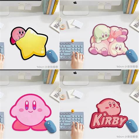 귀여운 커비 애니메이션 주변 커비 만화 귀여운 불규칙한 모양 휴대용 마우스 패드 여자 친구 선물 Aliexpress