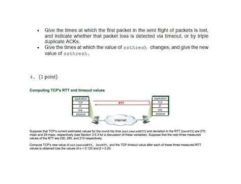 solved 1 computing an internet checksum 1 point consider