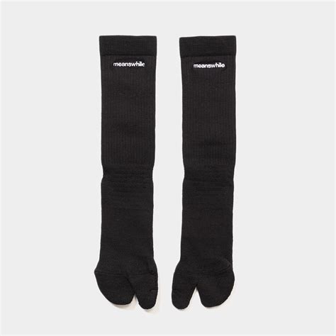 Tabi” Tube Socksoff Black Meanswhile