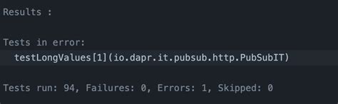 Fix Flaky Integration Tests · Issue 725 · Daprjava Sdk · Github