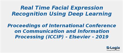 real time facial expression recognition using deep learning s logix