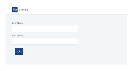 Simple Form Using Input Widget In Outsystemstraditional Web