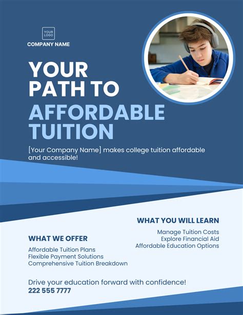 Free Tuition Flyer Templates Editable And Printable