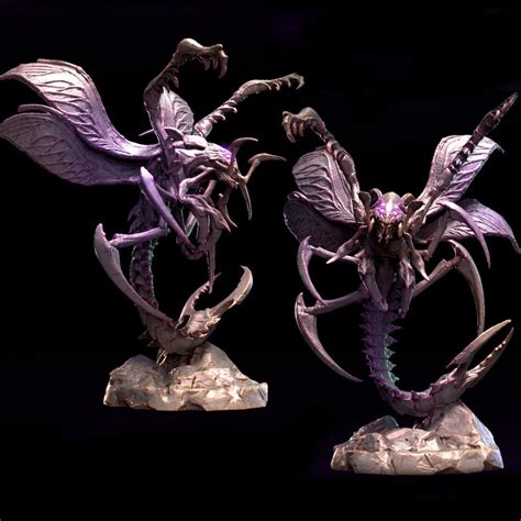 3d Printable Swarm Drones Pose 2 Of 5 By Mini Monster Mayhem