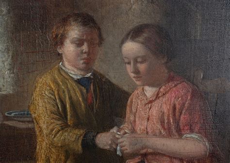 19th Century Oil On Mahogany Board By William M Hensley British 1819