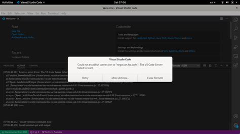 Failed To Start Vscode Server Issue Microsoft Vscode Remote Release GitHub