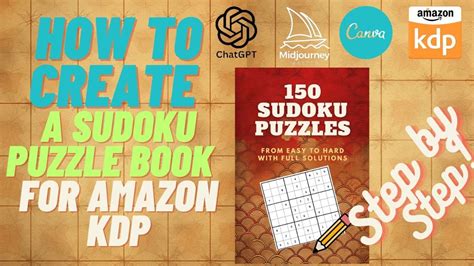 How To Create A Sudoku Puzzle Book For Amazon Kdp Have You Tried This Kdp Niche Youtube