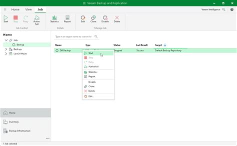 Start Backup Job Manually Veeam Backup And Replication Quick Start Guide