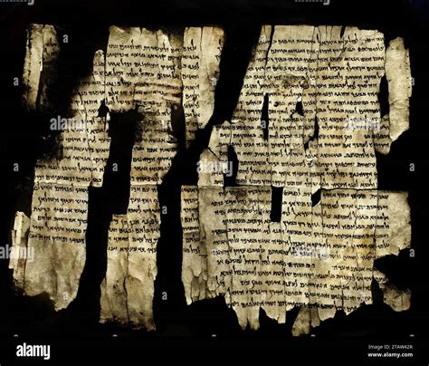 Dead Sea Scrolls Qumran Caves Scrolls Ancient Jewish Manuscripts From